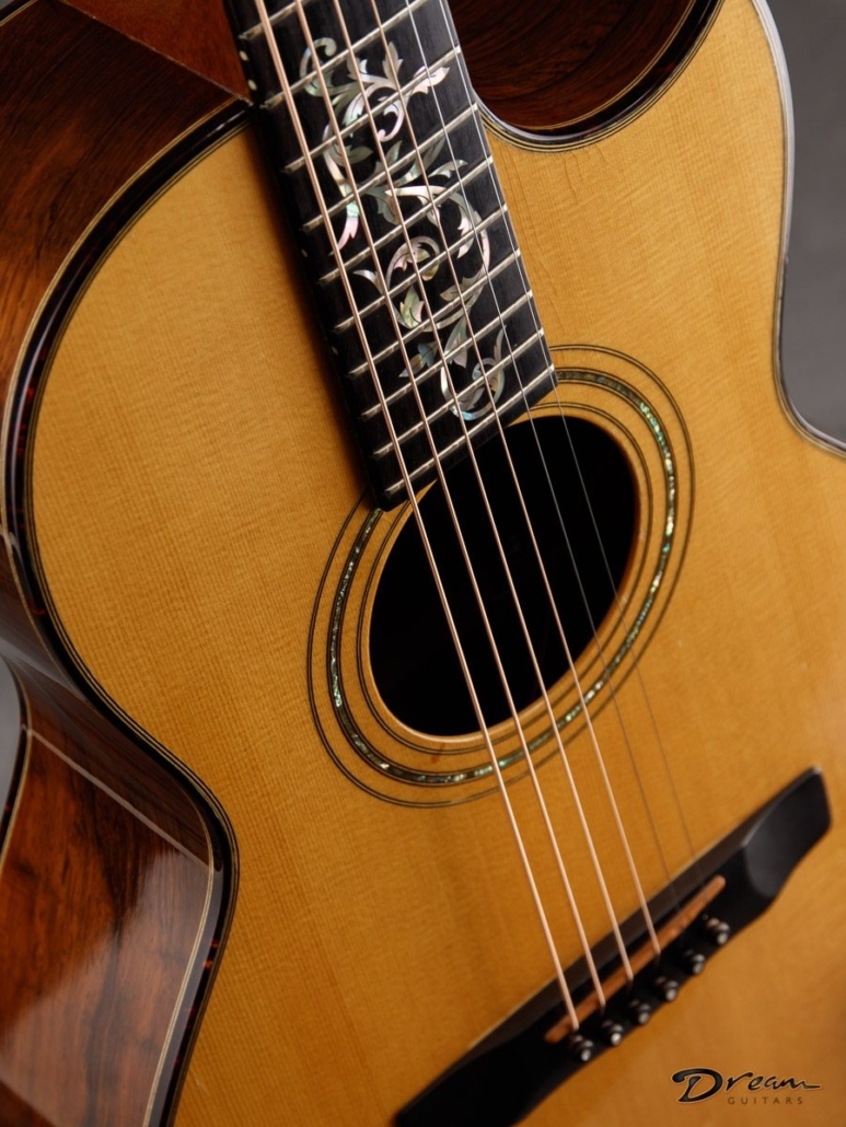 1995 Olson Parlor, Brazilian Rosewood/German Spruce - Dream Guitars