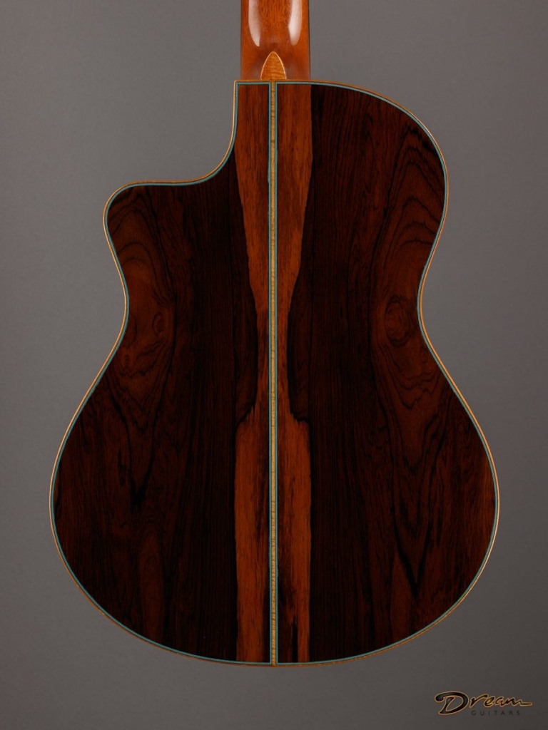 2002 Steve Grimes Nylon Cutaway, Brazilian Rosewood/Spruce - Dream Guitars