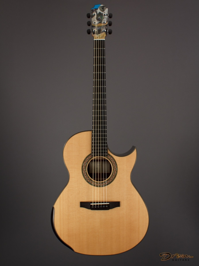 2004 Laskin Mid-Size "Boxer," Ziricote/Sitka Spruce - Dream Guitars
