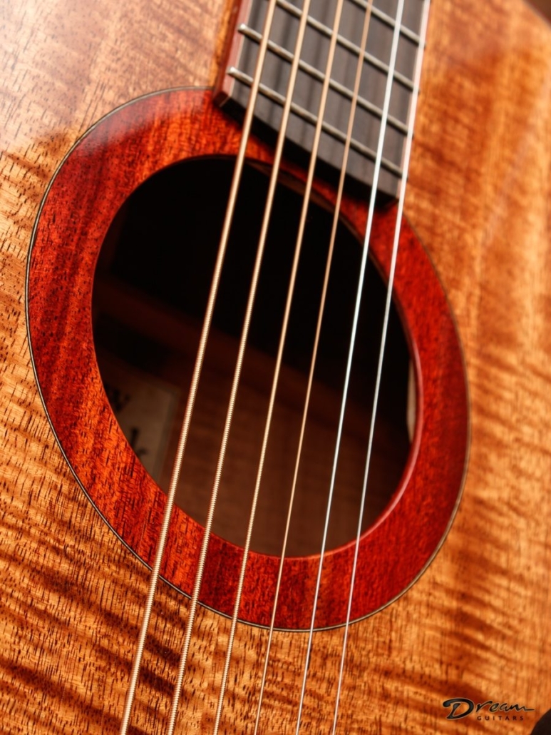 2008 Mustapick Baritone, All-Koa - Dream Guitars