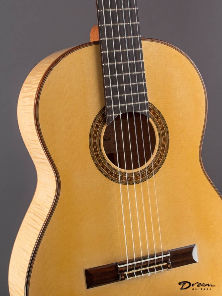 2013 Jochen Röthel Classical, Tiger Maple/Spruce - Dream Guitars
