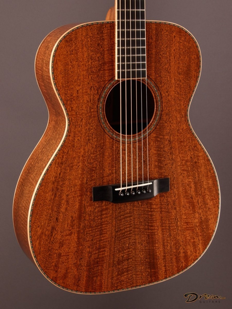 2016 Martin Custom Shop 000-14F, All Fiddleback Mahogany - Dream Guitars