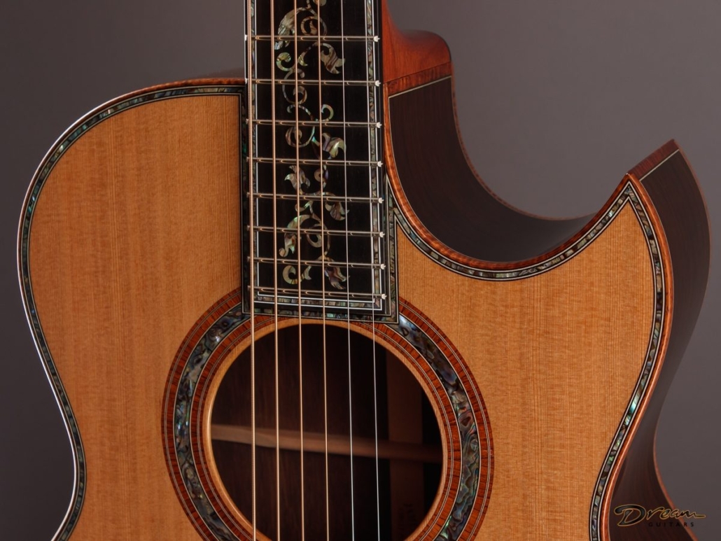 2017 Olson 40th Anniversary SJ Cutaway, Brazilian Rosewood/Sinker Cedar ...