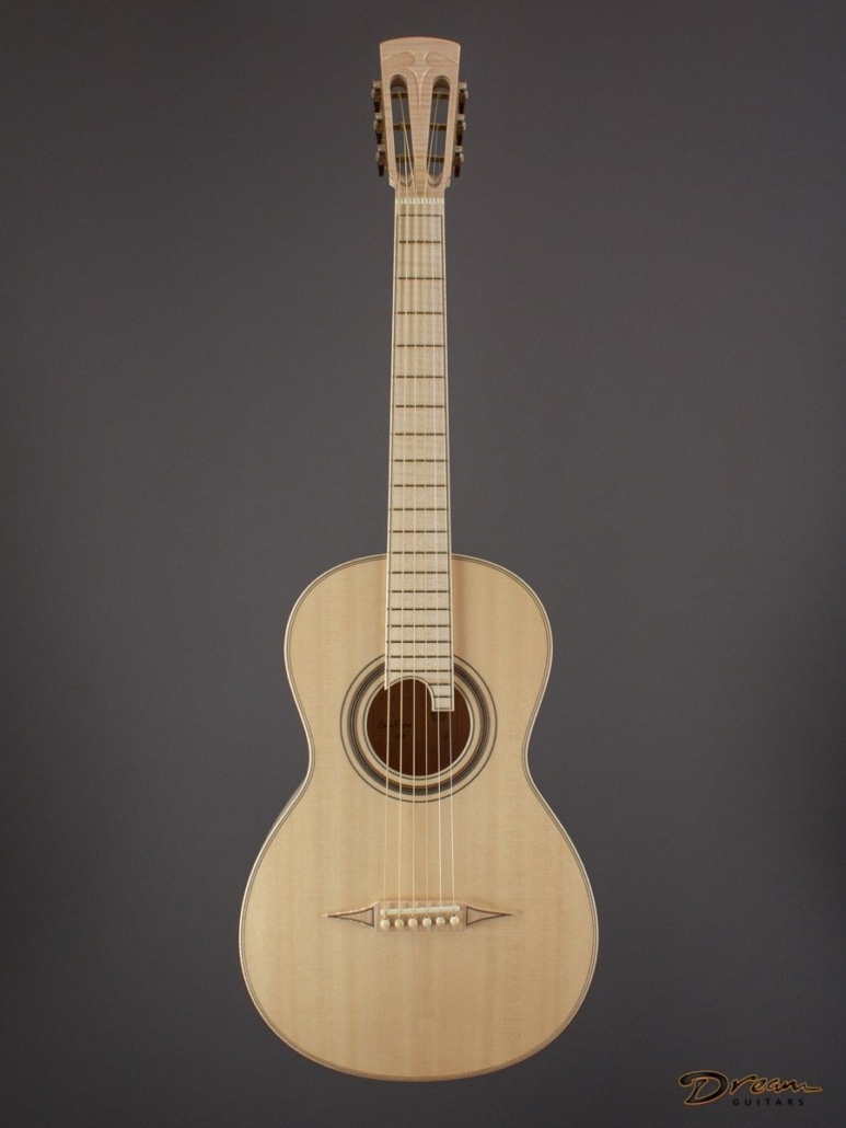 2018 Ivanov Snow Parlor, European Maple/Lutz Spruce - Dream Guitars