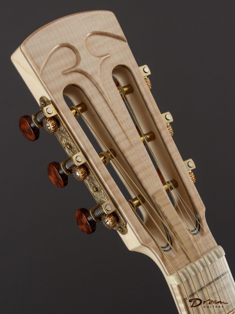 2018 Ivanov Snow Parlor, European Maple/Lutz Spruce - Dream Guitars