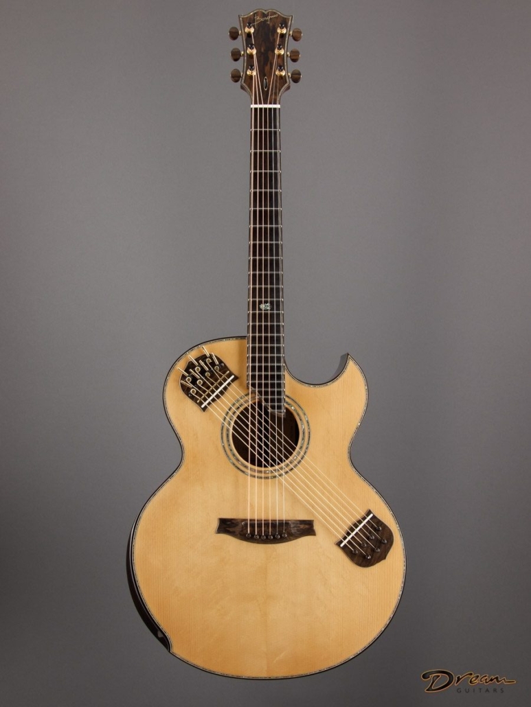 Brand New Borghino Shakti Deluxe, Ziricote/Alpine Spruce - Dream Guitars