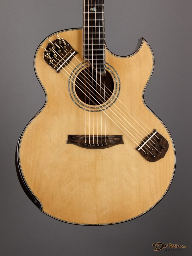 Brand New Borghino Shakti Deluxe, Ziricote/Alpine Spruce - Dream Guitars