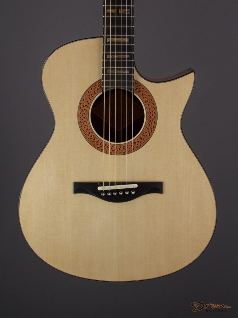 Brand New Buendia OM Cutaway, The Tree Mahogany/Adirondack Spruce ...