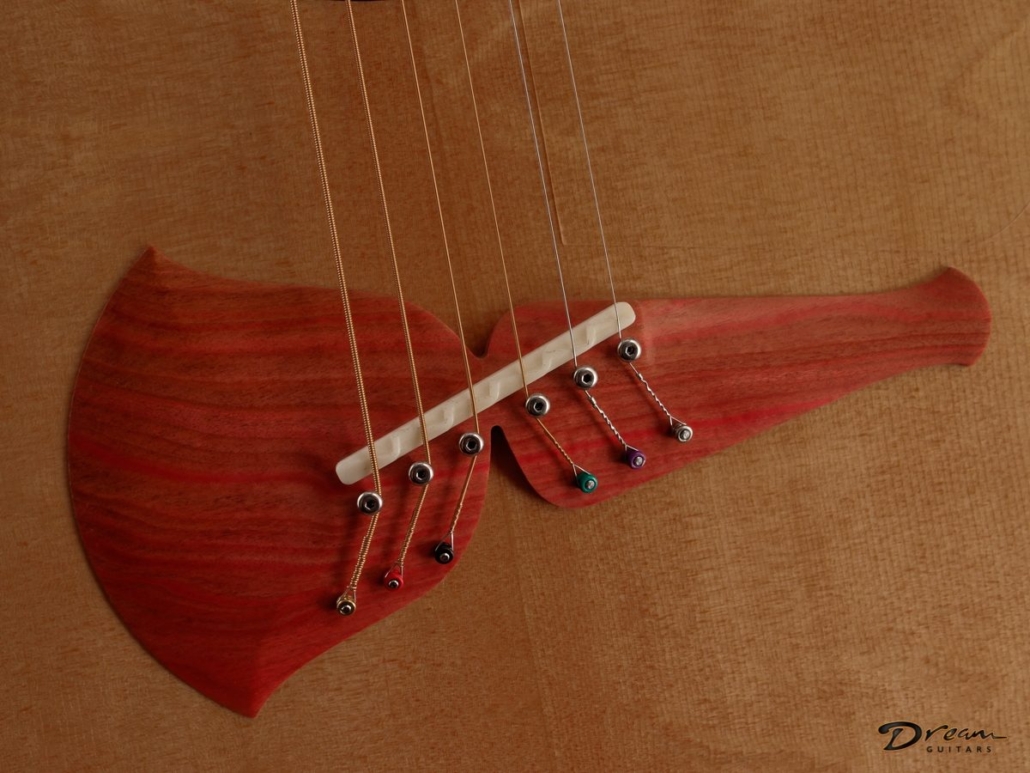 Brand New Klein Big Pink 457, Pink Ivory/Bearclaw Sitka - Dream Guitars