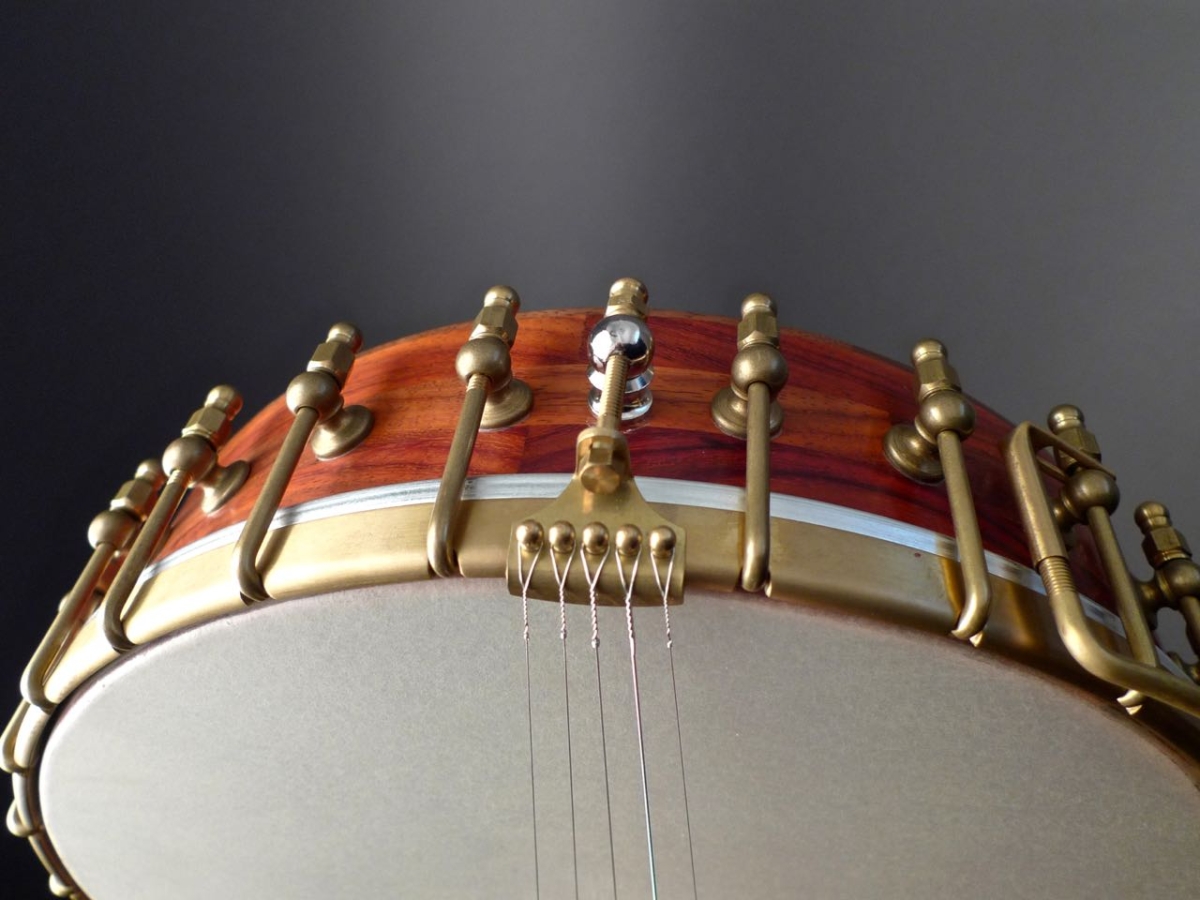 New Mendel 12 Inch Open Back Banjo Padauk/Fiber - Dream Guitars