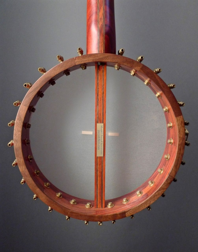 New Mendel 12 Inch Open Back Banjo Padauk/Fiber - Dream Guitars