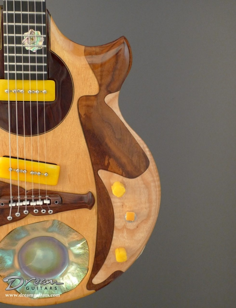 New Spalt Nouveau Series Tiffany Bon-Bon Mahogany/Yellowheart/Walnut ...