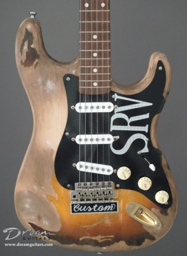 Monroe Guitars Relic SRV Strat Alder Relic - Dream Guitars