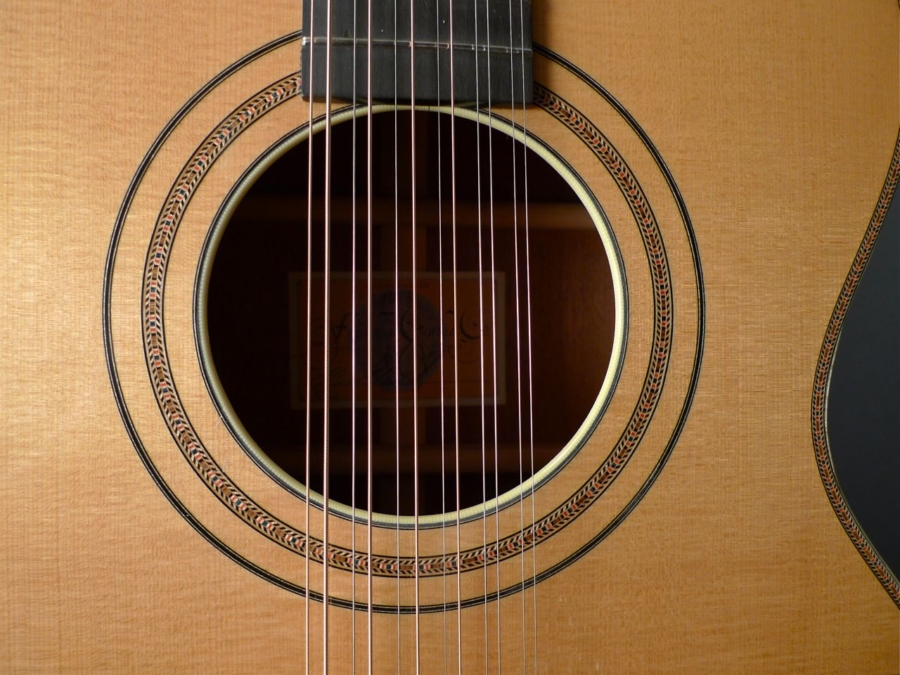 1995 Franklin Stella 12-string Mahogany/Engelmann - Dream Guitars