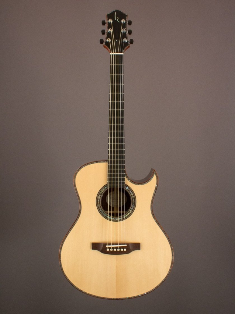 New Keller Rose, Dream Series Brazilian/Adirondack (Red) - Dream Guitars