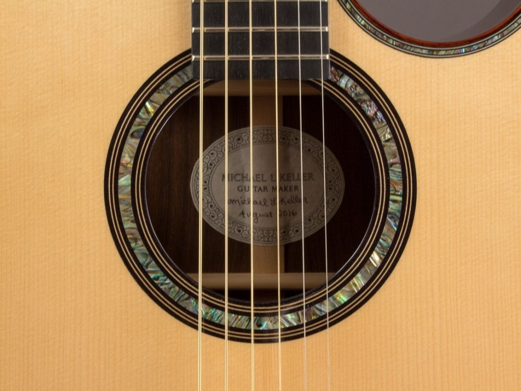 New Keller Rose, Dream Series Brazilian/Adirondack (Red) - Dream Guitars