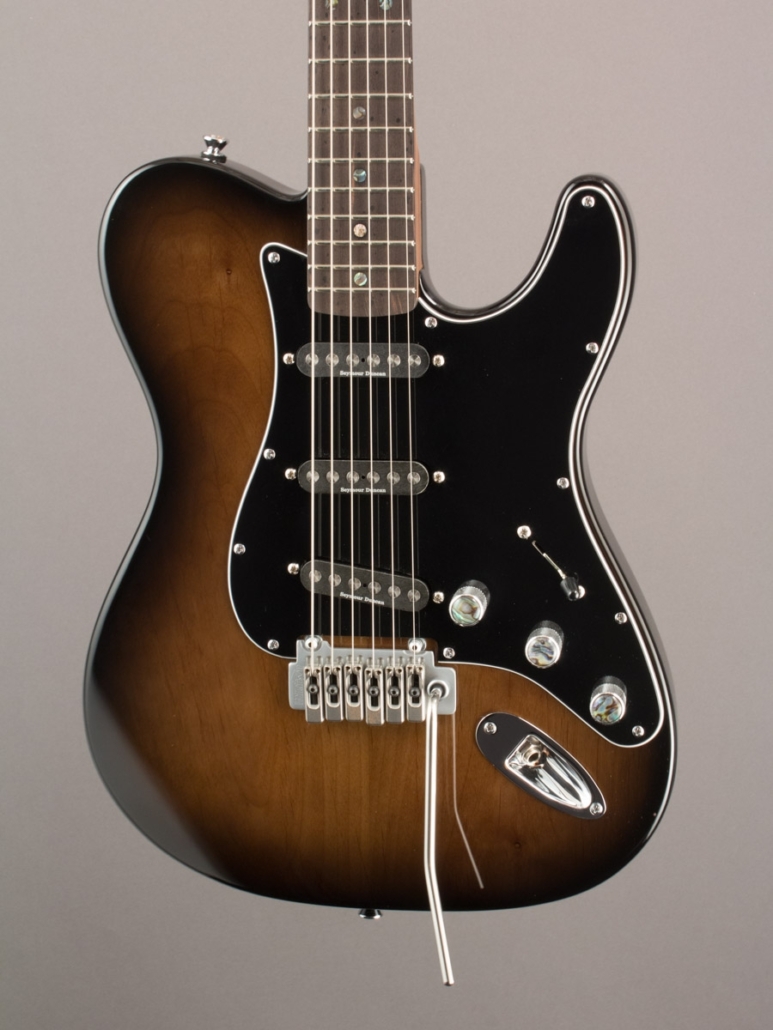 Fender/Warmoth Custom Telecaster Stratocaster Hybrid Walnut Burst ...