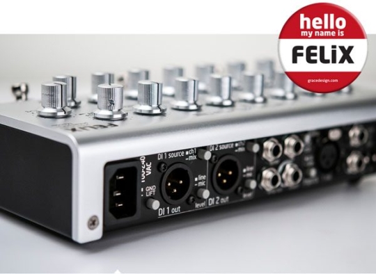 Grace Design FELiX Studio Quality 2 Channel Instrument & Mic ...