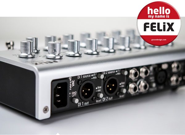 Grace Design FELiX Studio Quality 2 Channel Instrument & Mic Preamplifier / Blender / EQ - Dream ...