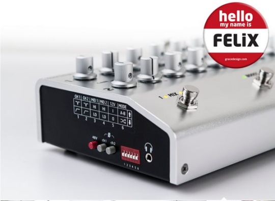 Grace Design FELiX Studio Quality 2 Channel Instrument & Mic ...