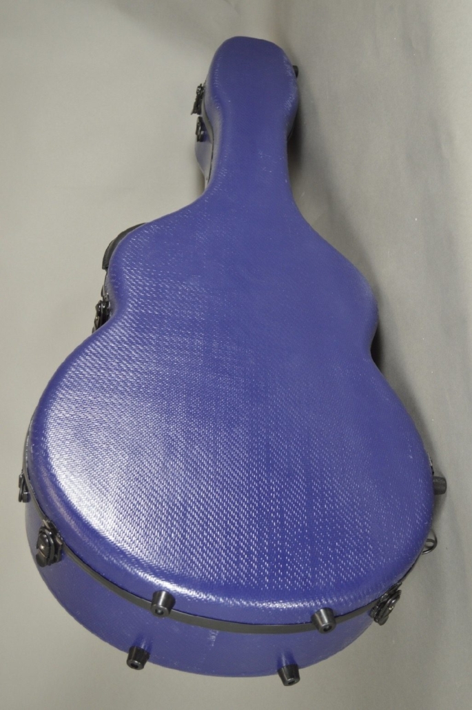 Hoffee Air Carbon Fiber Case, Medium, Blue - Dream Guitars