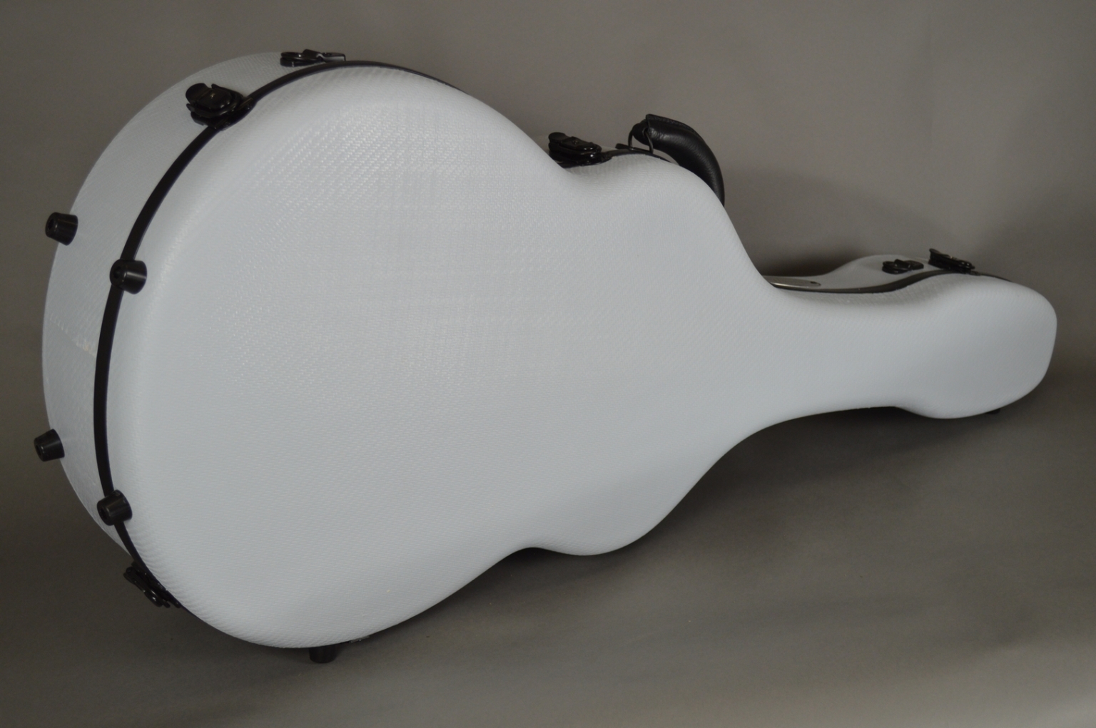 Hoffee Air Carbon Fiber Case, Medium, Light Gray - Dream Guitars