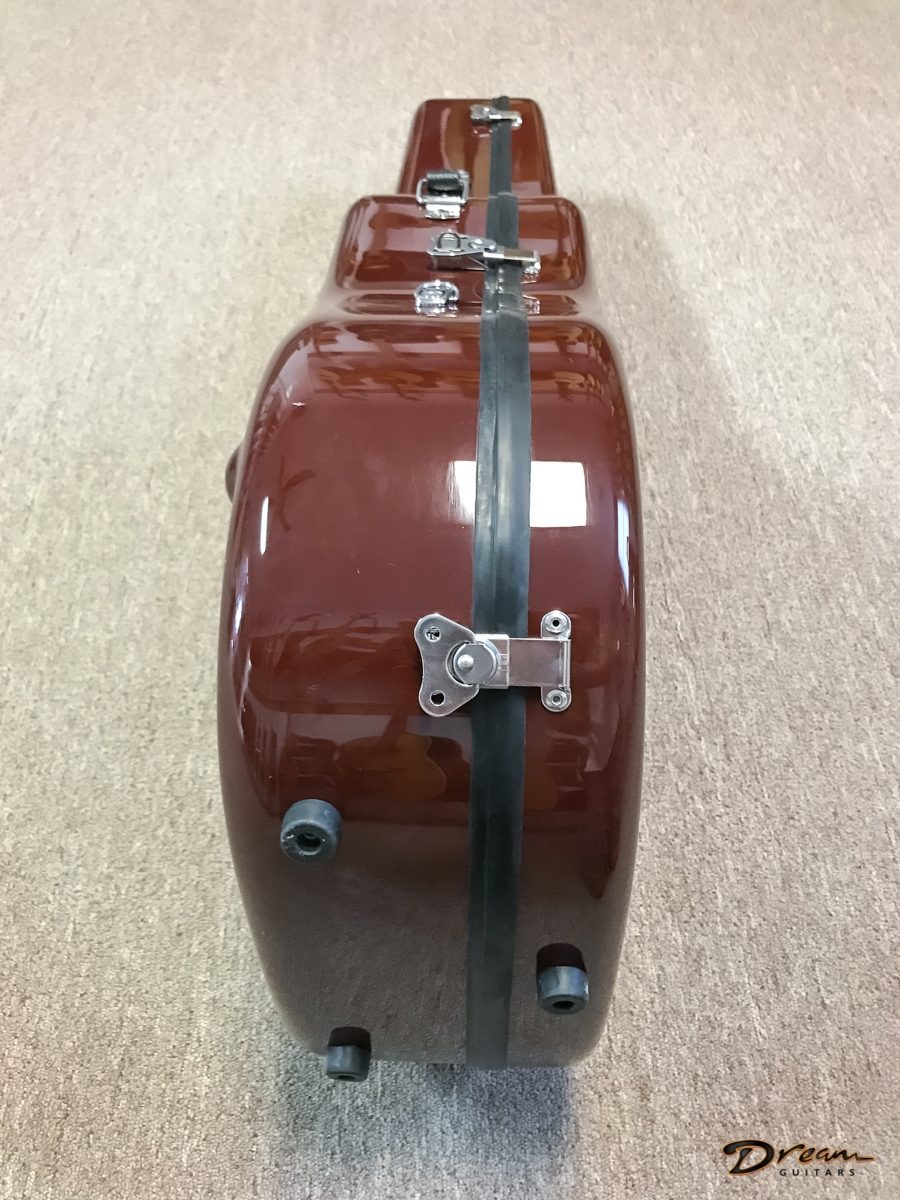 Karura Dreadnought Guitar Carbon Fiber Flight Case - Cocoa Brown/Brown ...