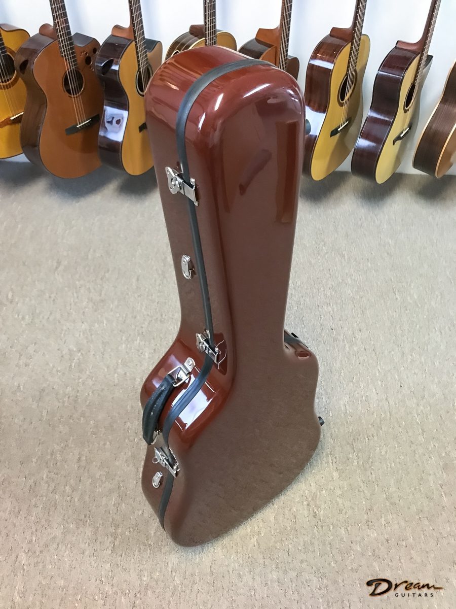Karura Dreadnought Guitar Carbon Fiber Flight Case - Cocoa Brown/Brown ...