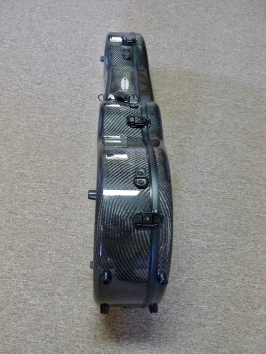 Hoffee Deluxe Carbon Fiber Case, Classical, Black/Blue, Includes Padded ...