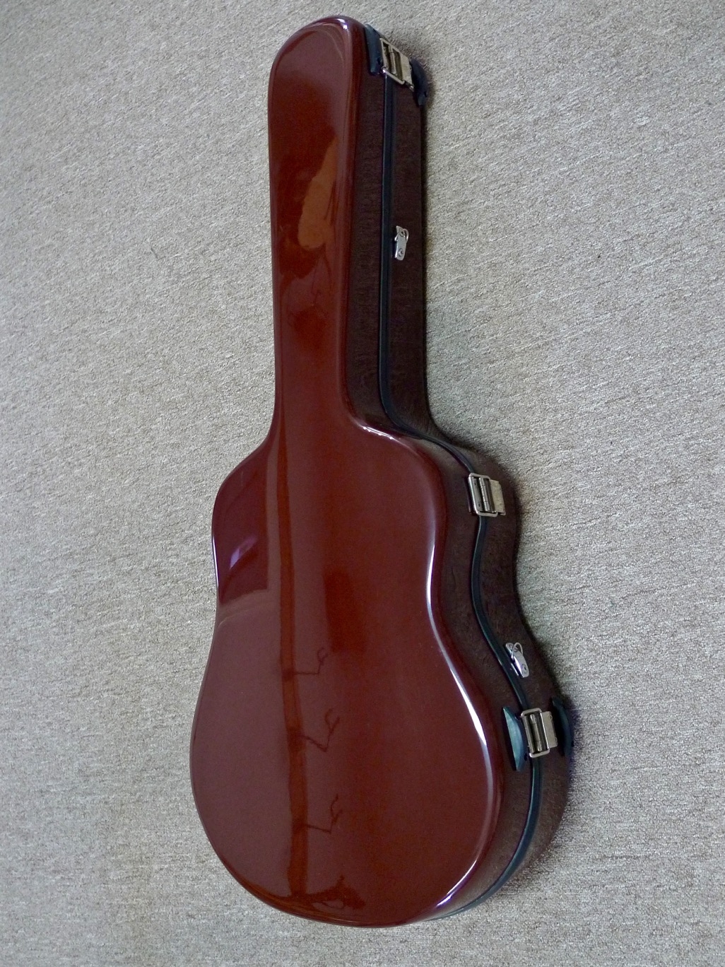 Karura OM Guitar Carbon Fiber Flight Case - Cocoa Brown/Brown - Dream ...