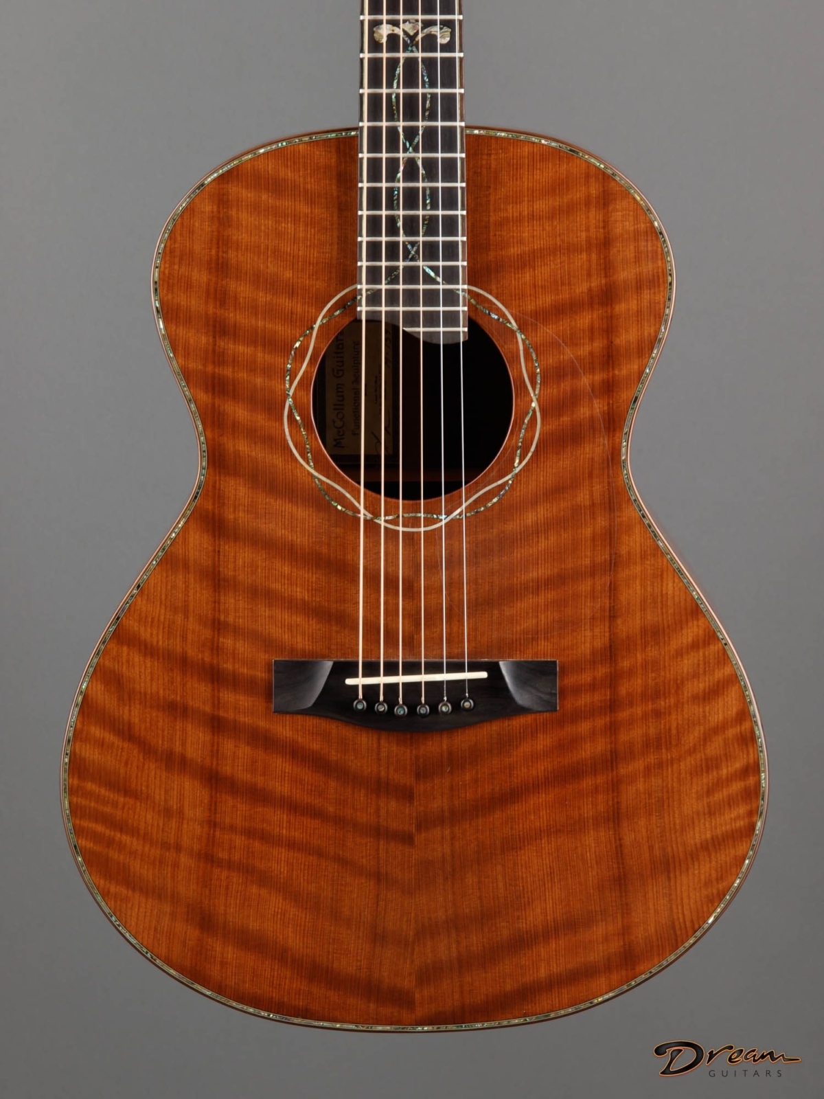 2001 McCollum Meghann, Claro Walnut/Flamed Redwood - Dream Guitars
