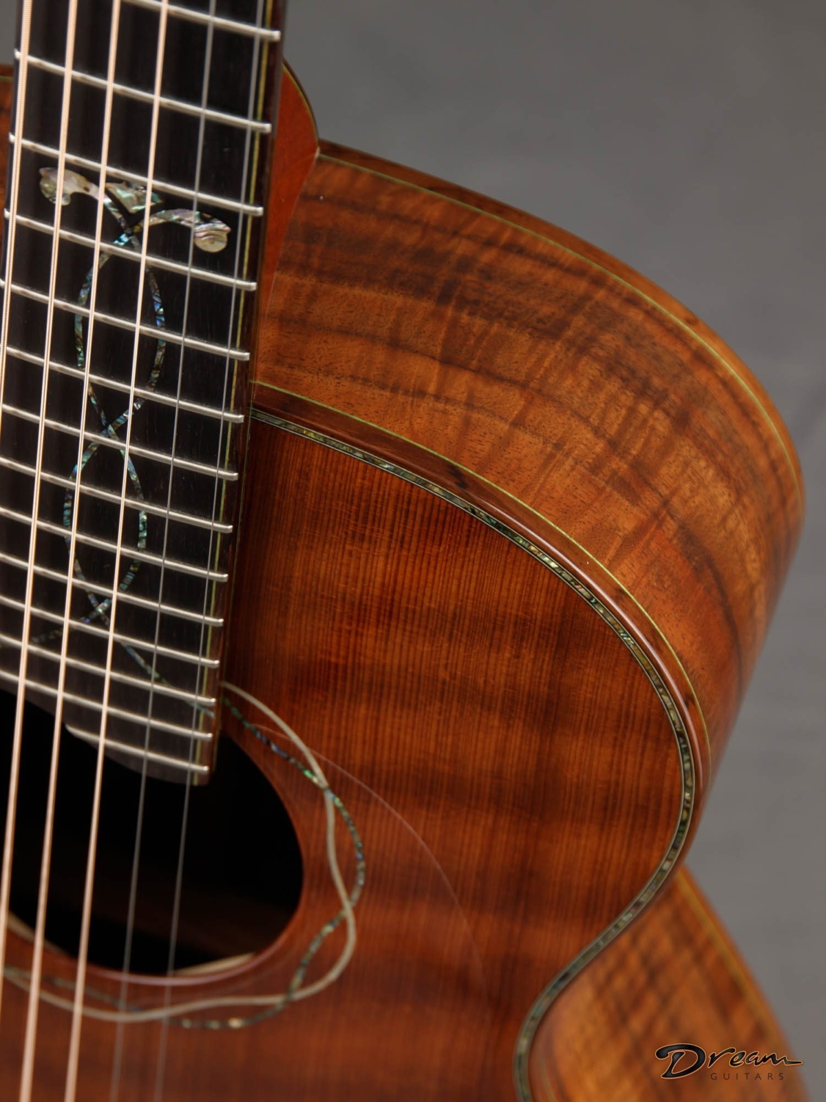 2001 McCollum Meghann, Claro Walnut/Flamed Redwood - Dream Guitars