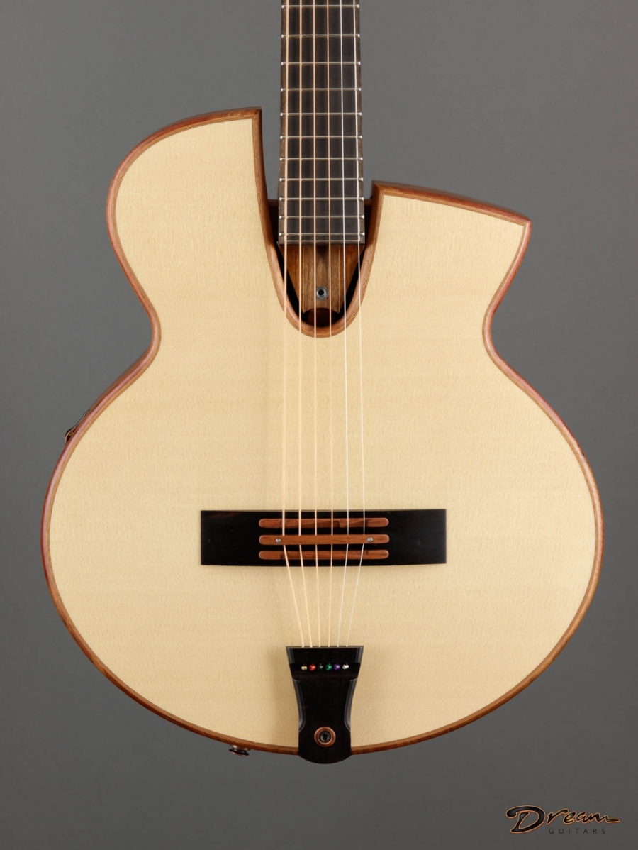 Brand New Mervyn Davis SmoothTalker OM, African Kiaat/Swiss Spruce ...