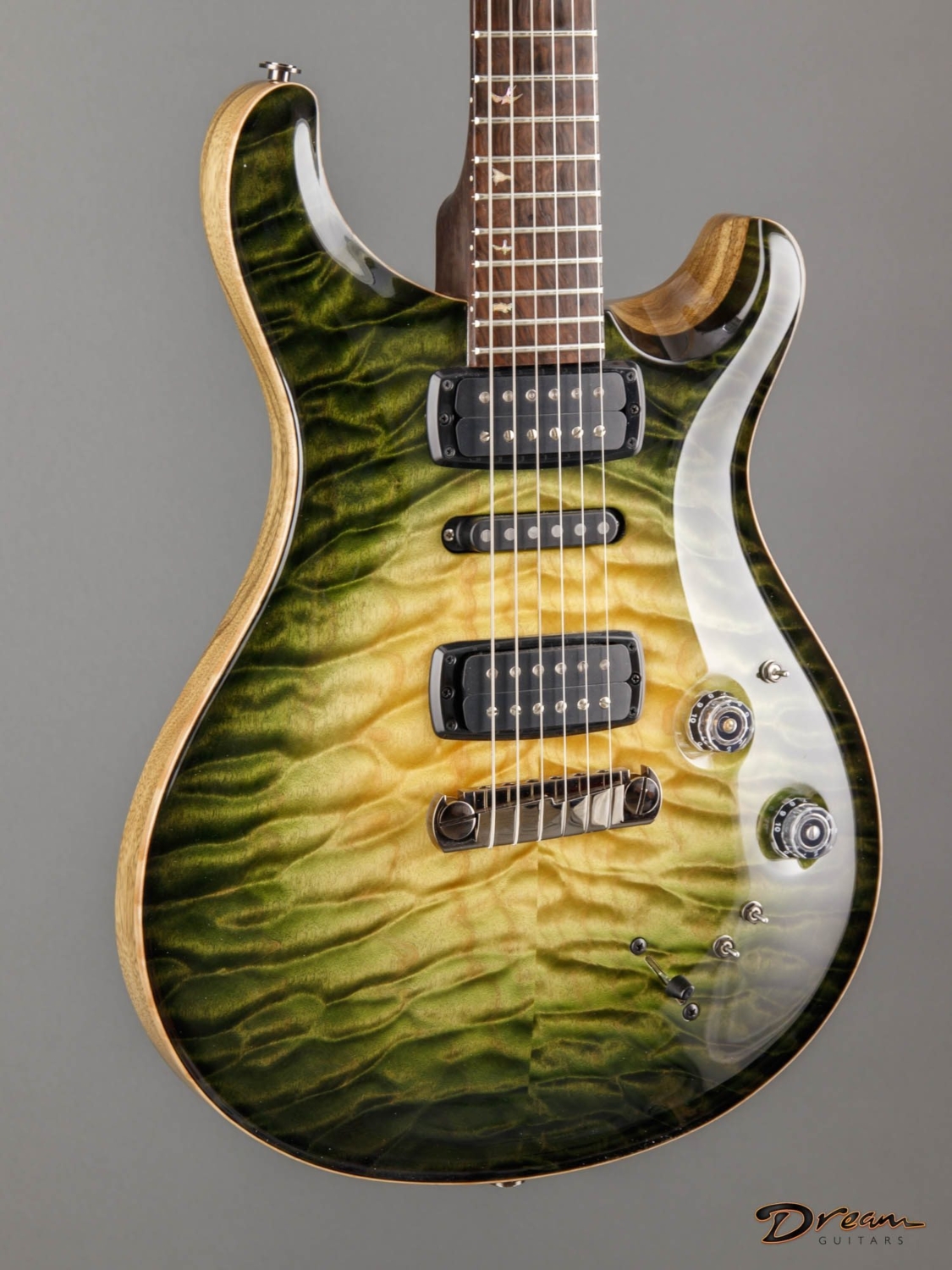 2020 PRS Private Stock Modern Eagle V "Zombie Sky," Black Limba/Quilted ...