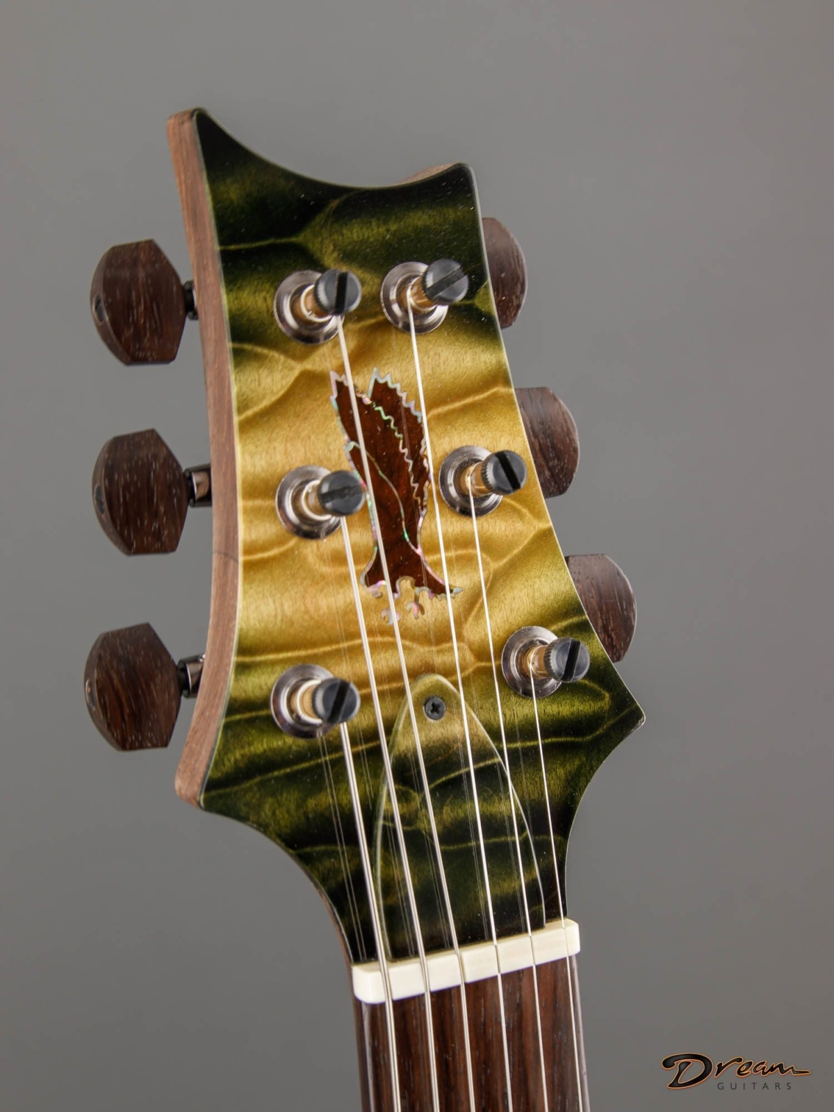 2020 PRS Private Stock Modern Eagle V "Zombie Sky," Black Limba/Quilted Maple - Dream Guitars