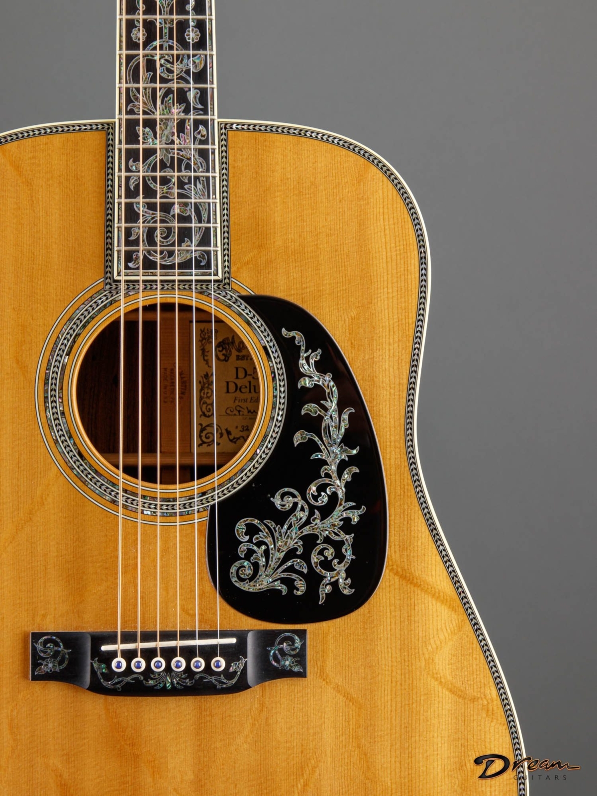 2001 Martin D-50 Deluxe, Brazilian Rosewood/Bearclaw Sitka Spruce ...