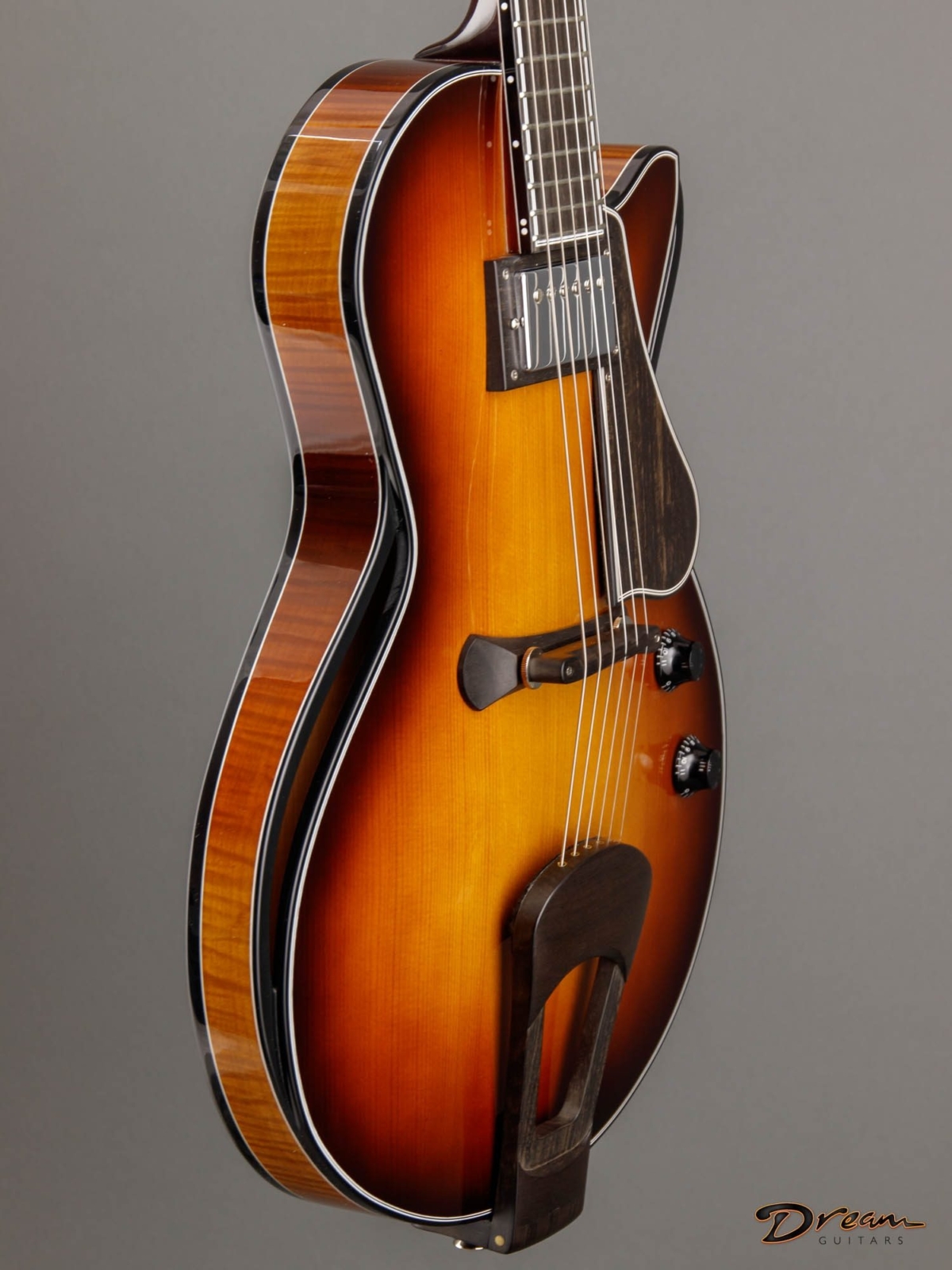 Brand New LHT Fifth Single Cutaway, Flamed Maple/Sitka Spruce - Dream Guitars