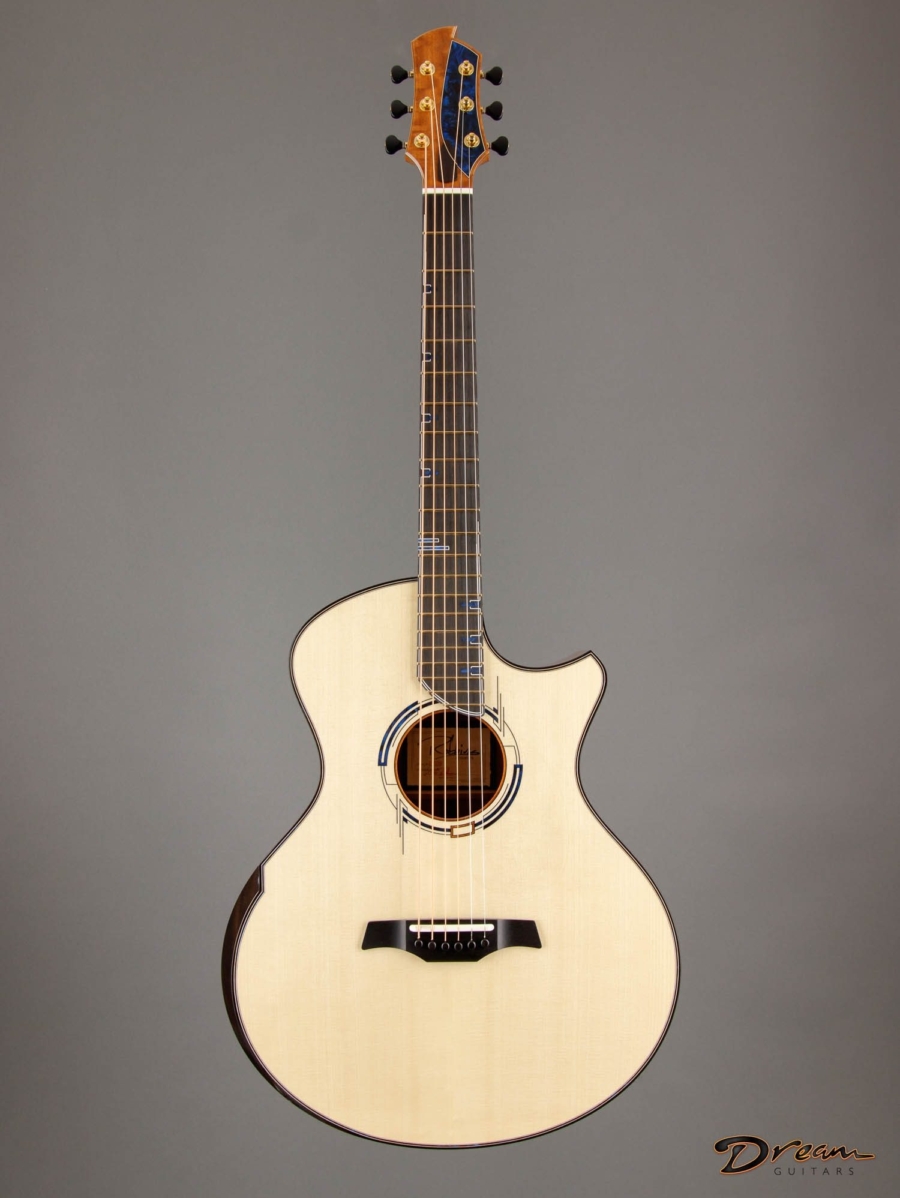 Brand New Robbins R.1, Figured Mahogany/Italian Spruce - Dream Guitars