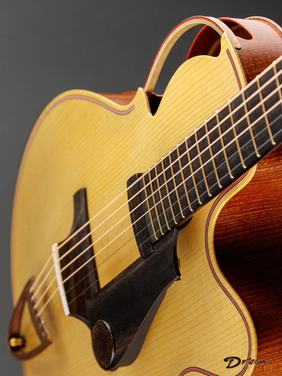 2019 Ken Parker Archtop, Flamed Mahogany/Red Spruce - Dream Guitars