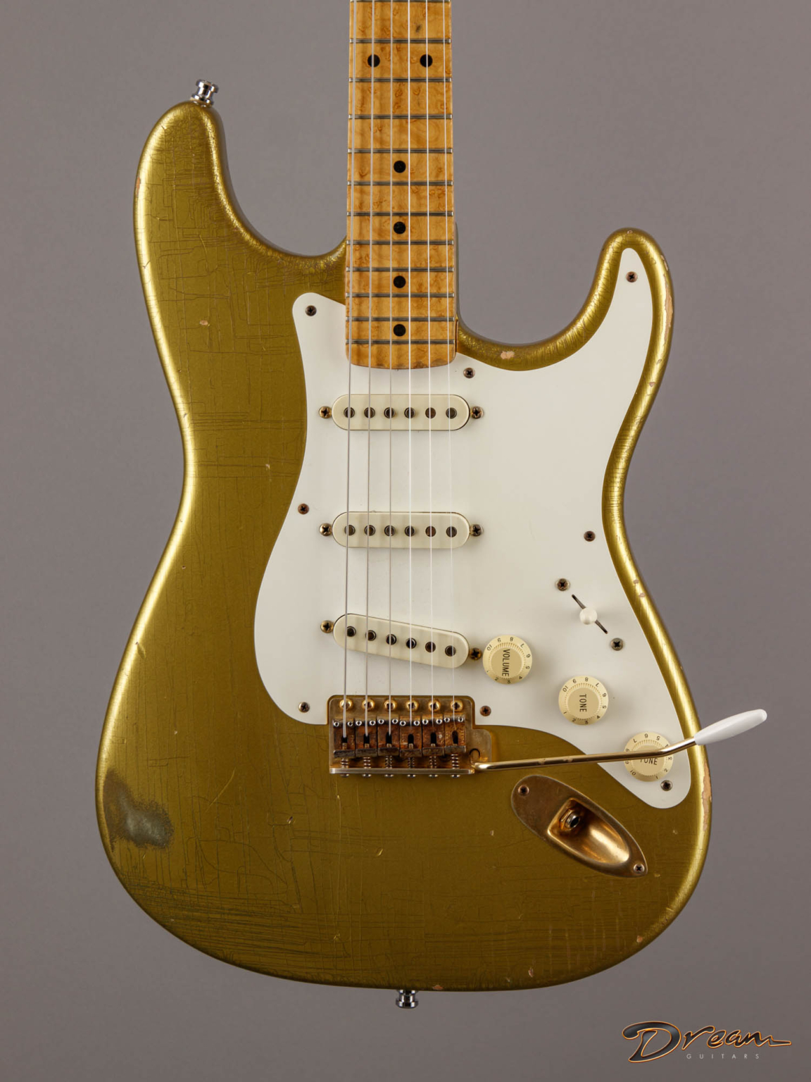 2013 Fender 50th Anniversary '54 Stratocaster Relic, Aztec Gold - Dream ...