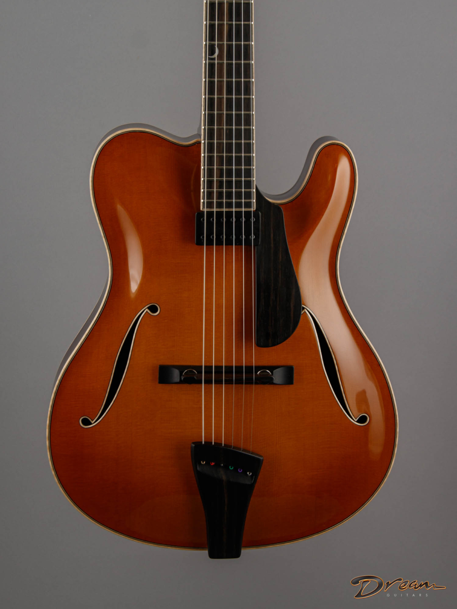 Brand New Tim Bram Archtop, The Tribute, Mahogany/Spruce - Dream Guitars