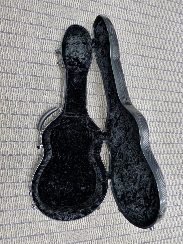 Hoffee Deluxe Carbon Fiber Case, 00 14-Fret Black/Black - Dream Guitars