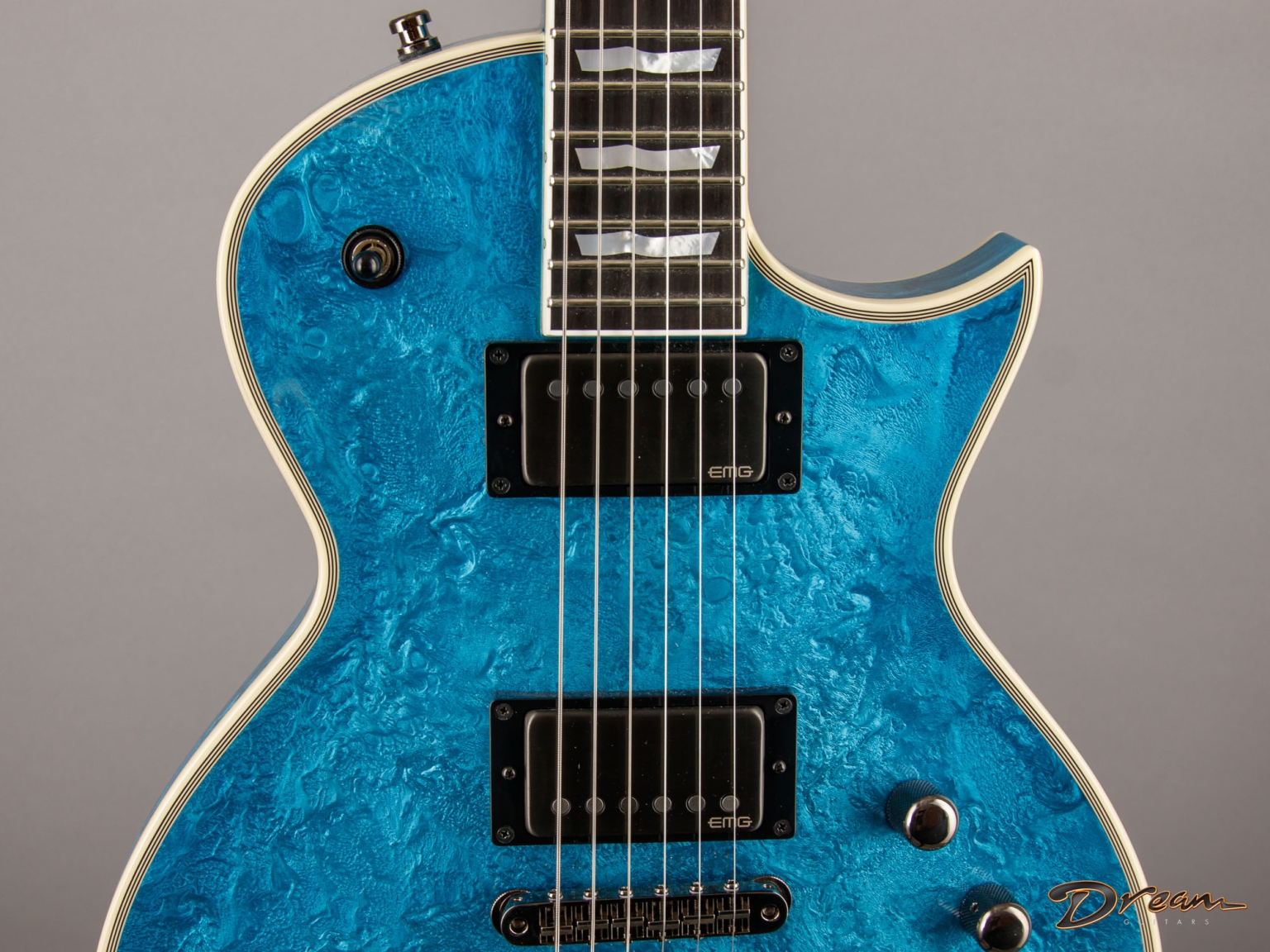 2020 ESP Eclipse Blue Liquid Metal - Dream Guitars